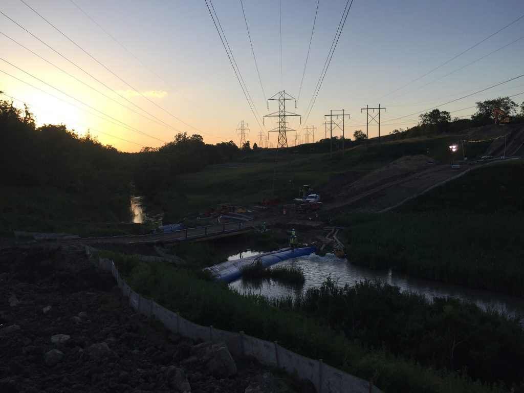 Open-Cut Streams For Pipeline Projects - Detroit Tarp