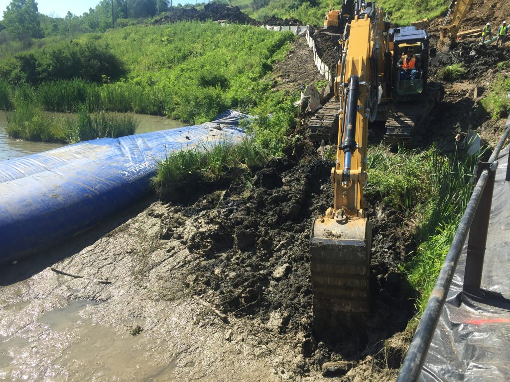 Cofferdam Water Barrier - Detroit Tarp