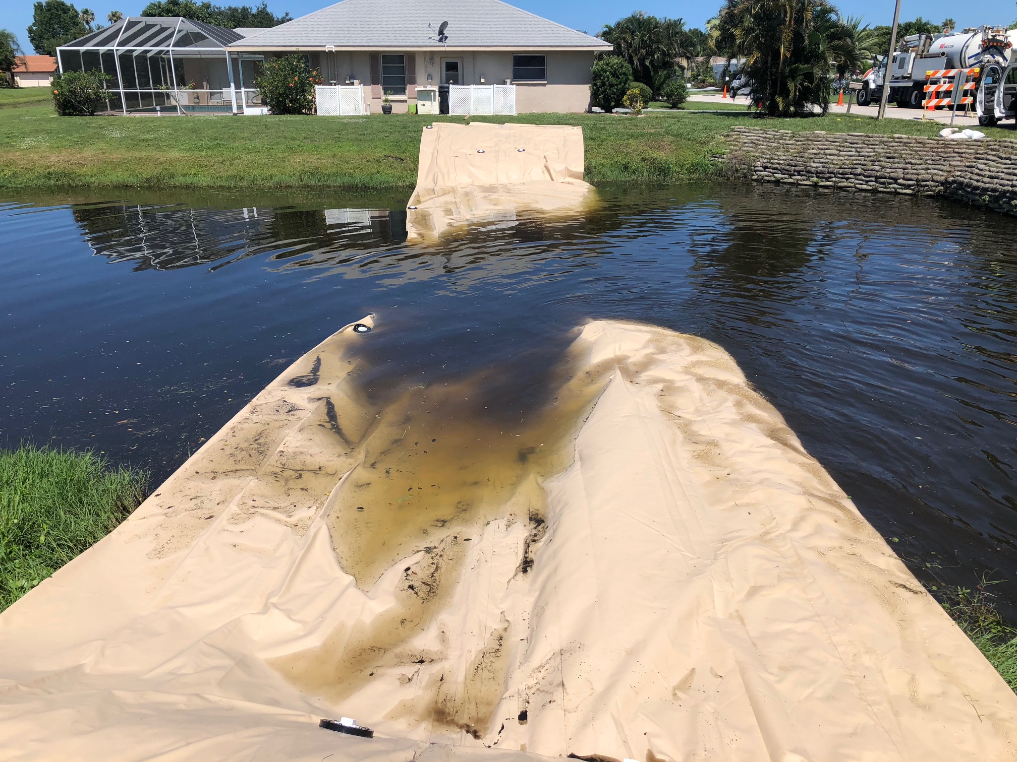 Water Filled Cofferdam Standing Water Installation Procedure - Detroit Tarp