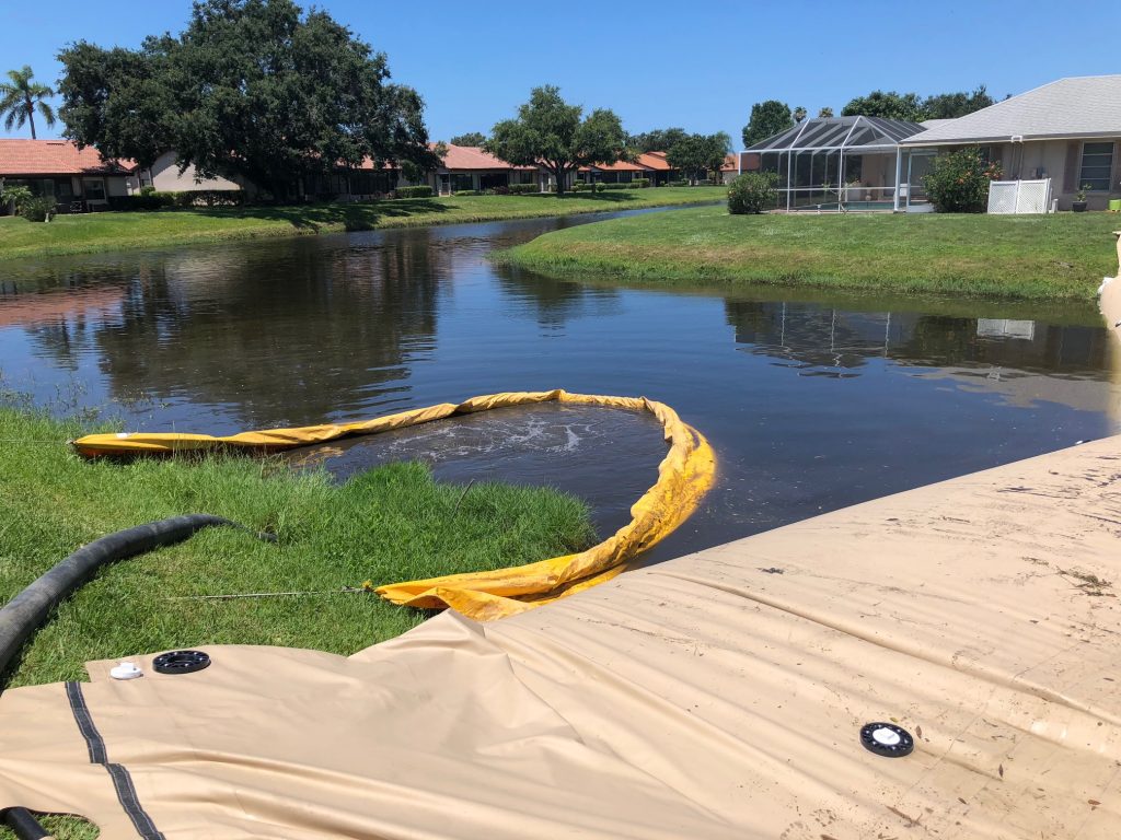 Water Filled Cofferdam Standing Water Installation Procedure - Detroit Tarp