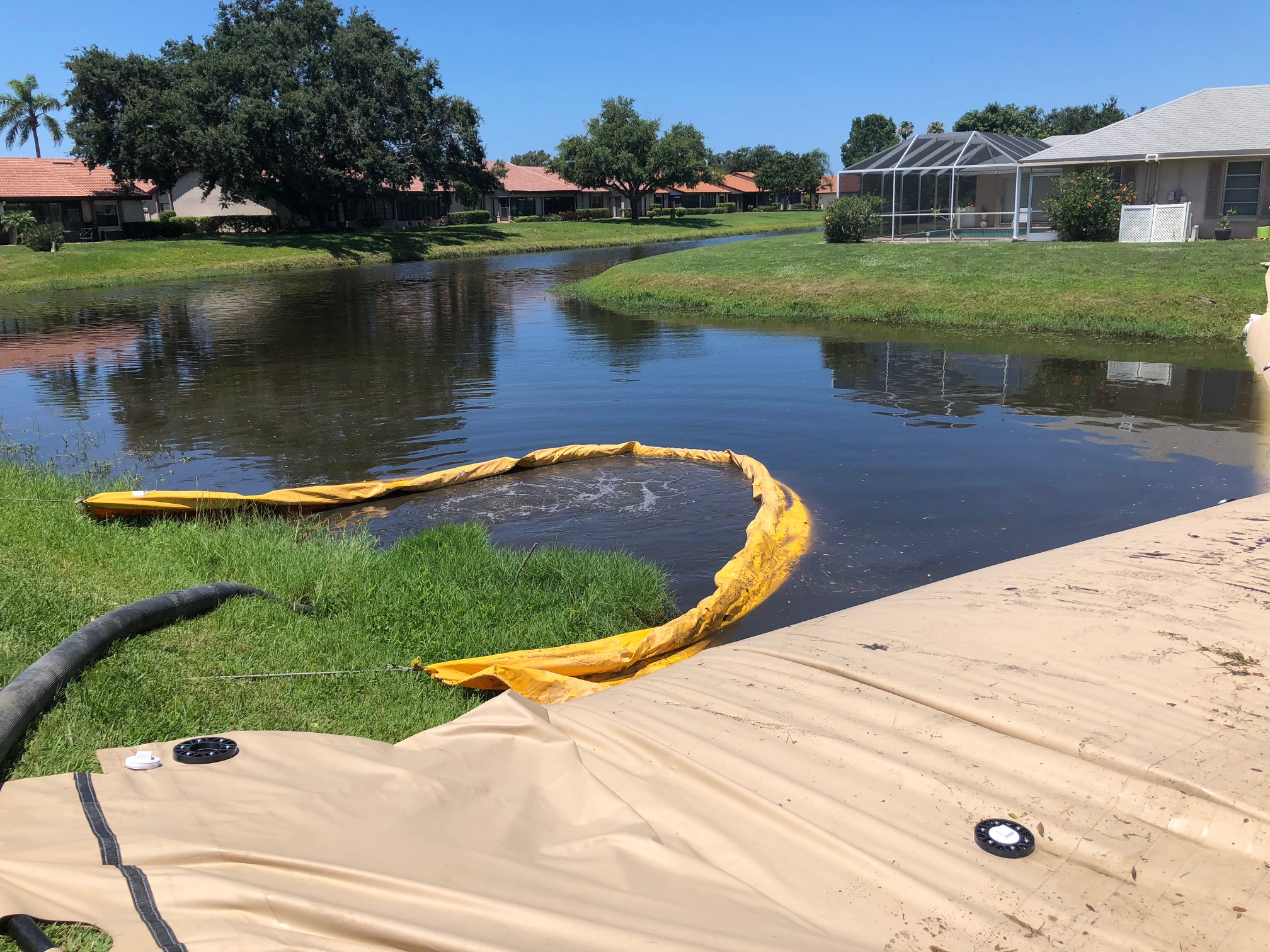 Water Filled Cofferdam Standing Water Installation Procedure - Detroit Tarp