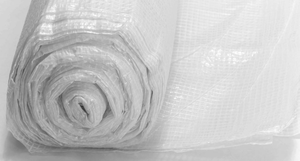 REINFORCED POLY SHEETING/SCAFFOLD WRAP - Detroit Tarp