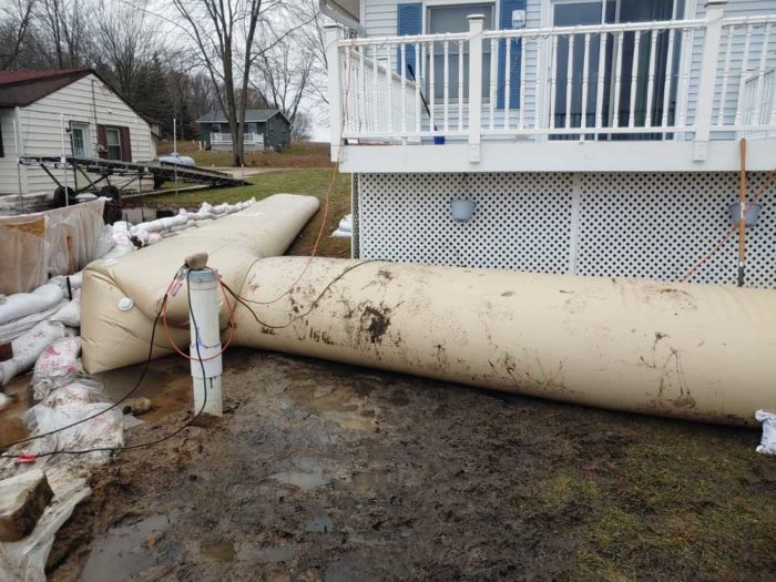 Water Filled Flood Barriers for Home - Detroit Tarp